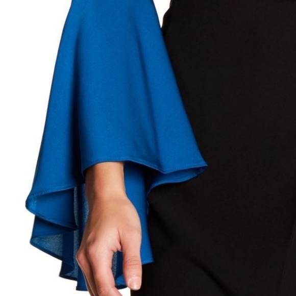 Milly | Tops | New Milly Silk Ruffle Bell Sleeve Teal Blouse | Poshmark